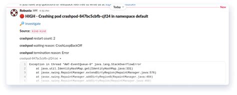 Troubleshooting Kubernetes Using Robusta On Kind