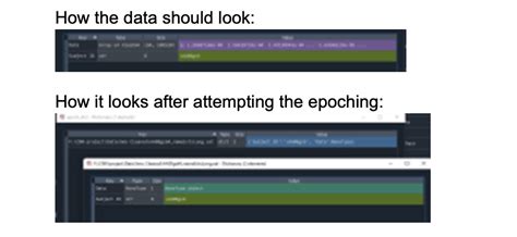 Epoching Filtered EEG Data Outputting NoneType Object Support