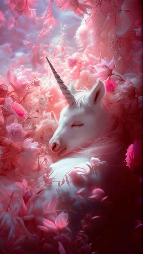 بک گراند یونی کورنی دخترانه فانتزی و صورتی