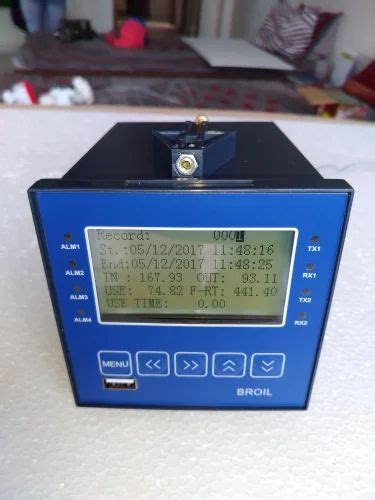 Flow Indicator Controller Flow Rate Cum Totalizator For Steam Vortex Gas Horrific Flow