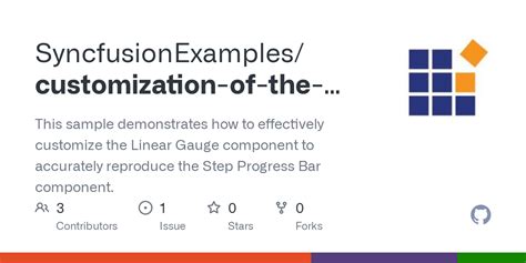 Github Syncfusionexamplescustomization Of The Blazor Linear Gauge To Accurately Reproduce The