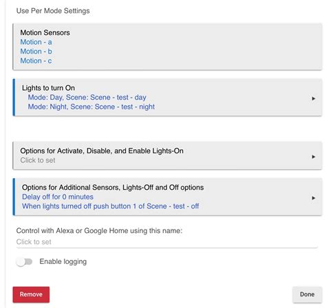 Motion Lighting Apps Off Scene 💡 Lighting Hubitat