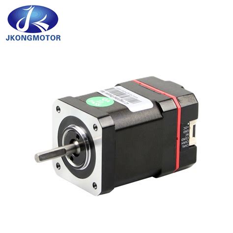 jkm canopen rs485 nema 17 integrated step servo motors with 1000line encoder closed loop stepper