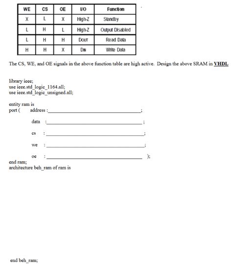 Solved Q1 An Sram Has 8 Bit Databus And 5 Bit Address Bus