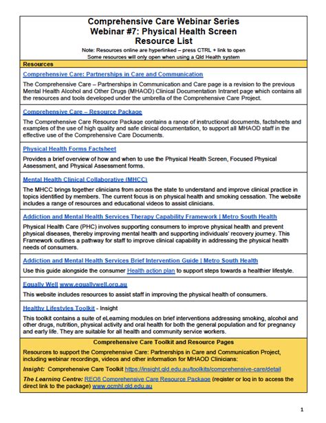 Insight Toolkits Comprehensive Care