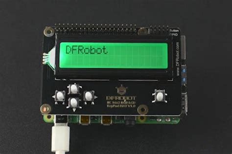 16x2 I2c Rgb Lcd Keypad Hat With Rgb Backlight The Pi Hut