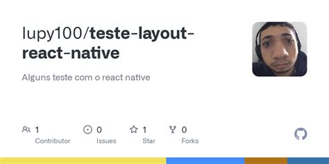 Github Lupy100teste Layout React Native Alguns Teste Com O React Native
