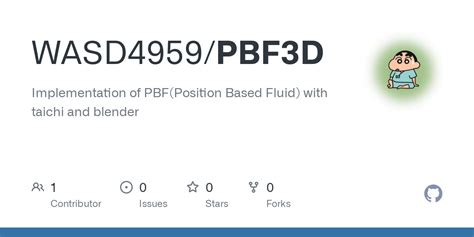 Github Wasd4959pbf3d Implementation Of Pbfposition Based Fluid