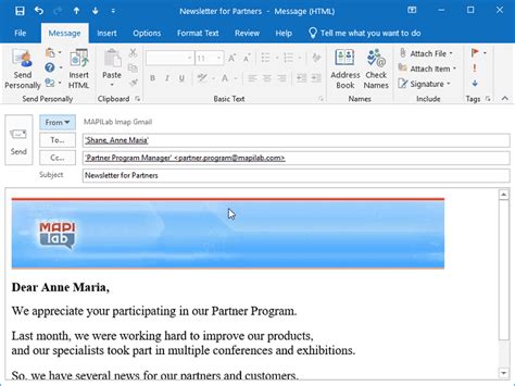 Smart Mass Mailing With Send Personally In Microsoft Outlook 2019 Mapilab Blog