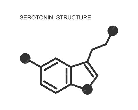 Serotonin Molecule Structure