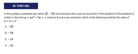 Sat Math Masterclass