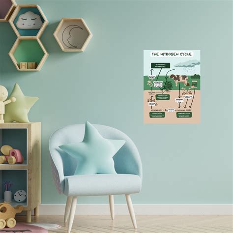 The Nitrogen Cycle Poster Nitrogen Poster Chemistry Poster