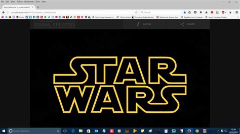 Create Your Own Star Wars Intro Psaweholo