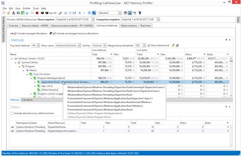 Net Memory Profiler Screenshots
