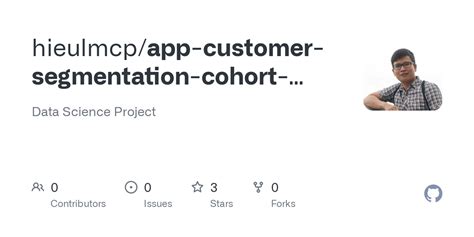 Github Hieulmcpapp Customer Segmentation Cohort Rfm Clustering Data Science Project