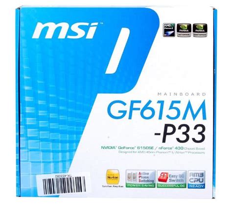 MSI GF615M-P33 Motherboard - VM Data og Kontorteknik Slagelse