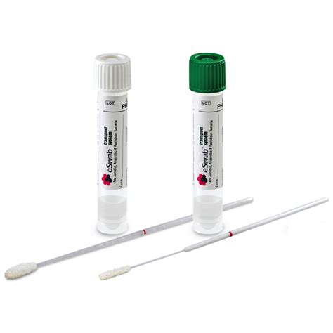 Eswab Specimen Collection And Transport System Flocked Swab Tip Case