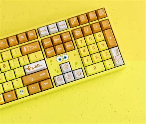 AKKO SPONGEBOB SQUAREPANTS KEYBOARD COMPUTER PC LAPTOP USB TYPE C Computers Tech