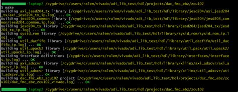 build errors on jesd204 hdl 2019 r1 library qanda fpga reference