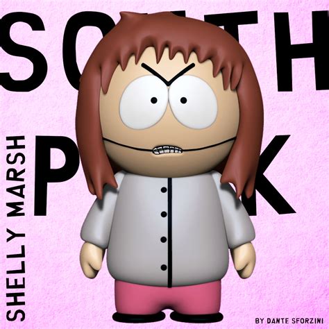🦸 Shelly South Park 3d Print Figurine・ Stl File For ・cults