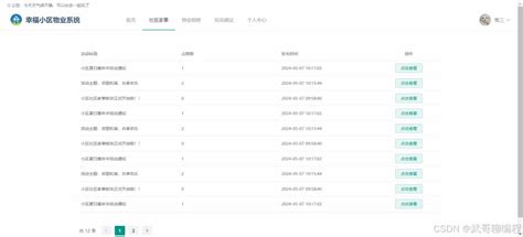 【从0带做】幸福小区物业系统，基于springbootvue的物业管理系统，功能丰富 创新点足 大家快来学习吧 幸福小区管理系统