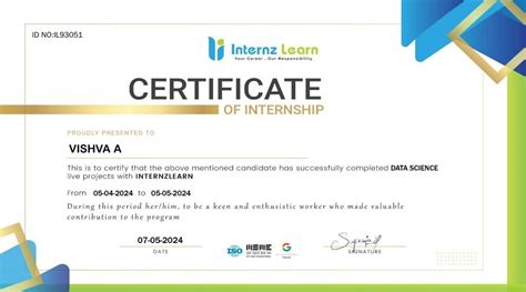 Finished Data Science Internship At Internzlearn Vishva A Posted On The Topic Linkedin