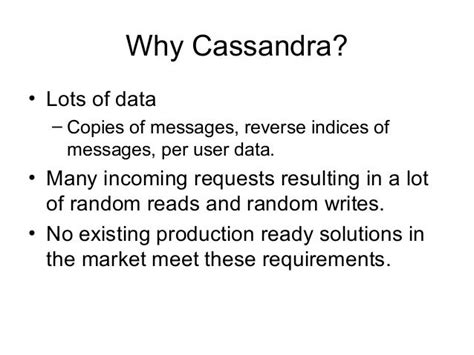 Cassandra Nosql