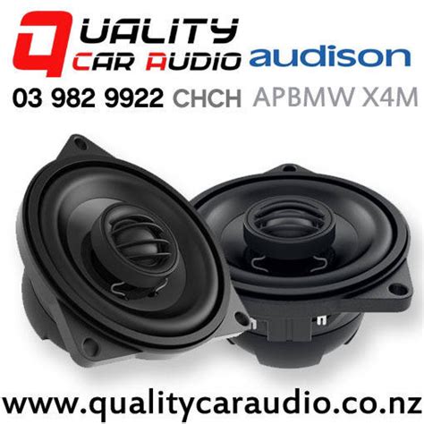 Audison APBMW X4M 4" 80W (40W RMS) 2 Way OEM Replacement Speakers for ...