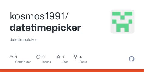 Github Kosmos1991datetimepicker Datetimepicker