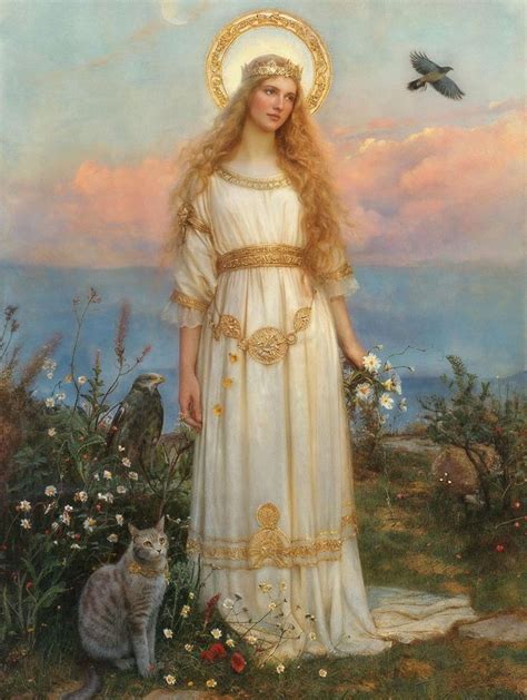 Freya Norse Goddess Of Love And Witchcraft Norse Mythology Wall Art