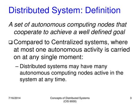 PPT Federated Distributed Systems Concepts Of Distributed Systems PowerPoint Presentation