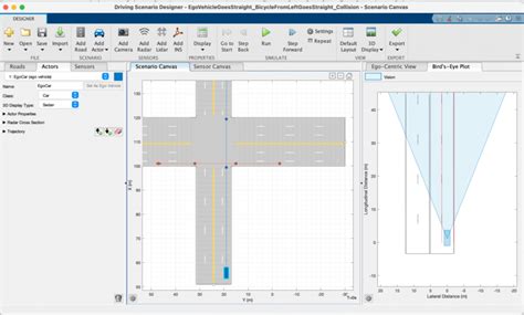 Layout Of Driving Scenario Designer Download Scientific Diagram
