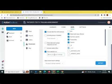 HOW TO LINK KOBOTOOLBOX TO GOOGLE SHEET YouTube