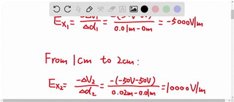 SOLVED Figure EX Is A Graph Of V Versus X Draw The Corresponding Graph Of Ex Versus X