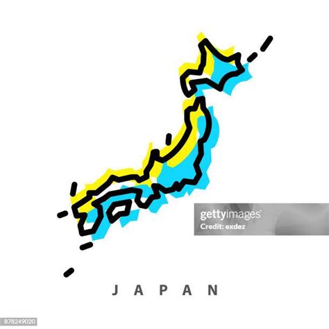 2182 Japan Map Drawing High Res Illustrations Getty Images