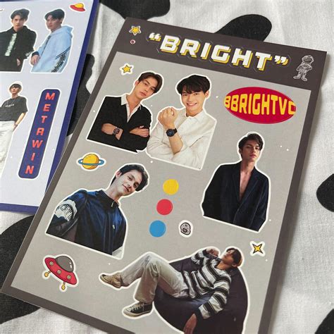 สติ๊กเกอร์ไบร์ทวิน ไดคัท A6 Stickers Pp กันน้ำ สติกเกอร์ 0106august Thaipick