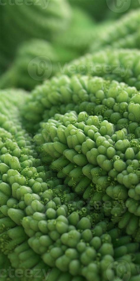 Ai Generative Detail Of Romanesco Broccoli Fractal Shapes 29036725