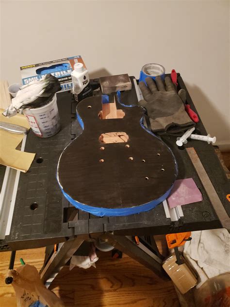 My First Build So Far Stew Mac Lp Kit And Enjoying The Process R Luthier