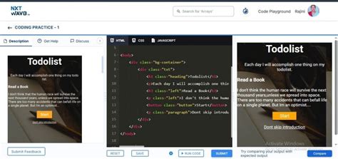 Day1 30daysofcoding Webdevelopment Ccbp Nxtwave Jpnce Rajini Srigiri