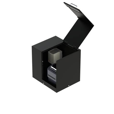 Heated Desktop Label Printer Enclosure Dfp400l Htr Dust Free Pc