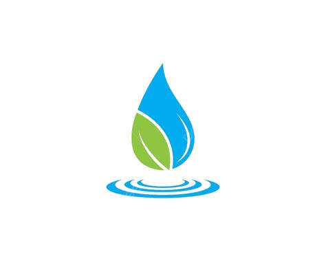 Water Drop Logo Template Icon Creative Natural Vector Icon Creative