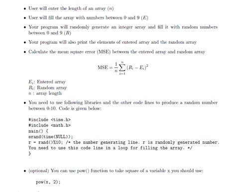 Solved User Will Enter The Length Of An Array N • User