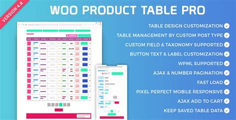 Woo Product Table Pro V WooCommerce Product Table View Solution Procrack Team