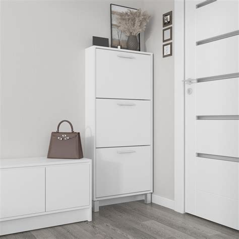 Полиця для взуття підлогова на тумба в передпокій для взуття з ДСП F 160bl фото відгуки