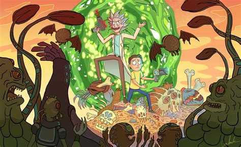Artstation Rick And Morty Fanart