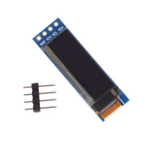 091 Inch 128x32 Iic I2c White Blue Oled Lcd Display Diy Module Ssd1306 Driver Ic Dc 33v 5v