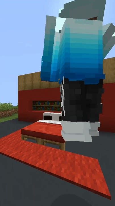 Minecraft Simple Modern Bed Tutorial Shorts Minecraft Youtube