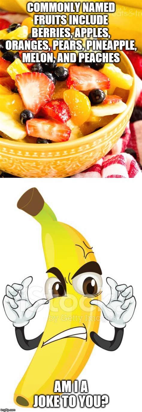 Image Tagged In Fruit Am I A Joke To You Imgflip