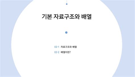 Cs공부 2 기본 자료구조와 배열