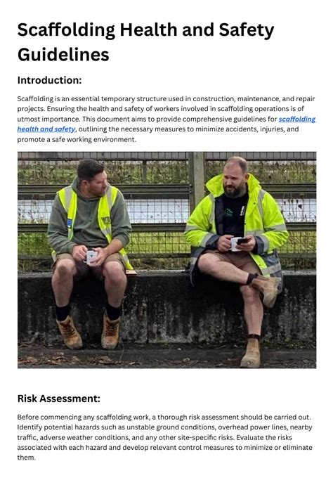 PPT Scaffolding Health And Safety Guidelines PowerPoint Presentation ID 12294392